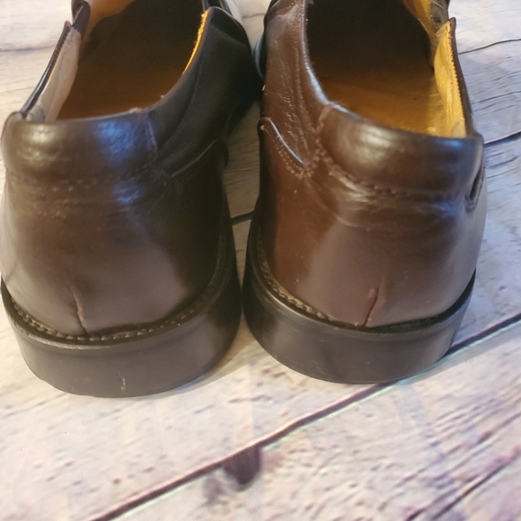 La Milano | Shoes | Vintage Milano Mens Loafers Leather Upper Brown ...